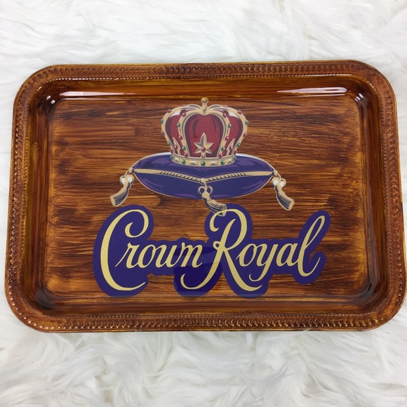 Accessories | Custom Wood Grain Crown Royal Whiskey Rolling Tray | Poshmark